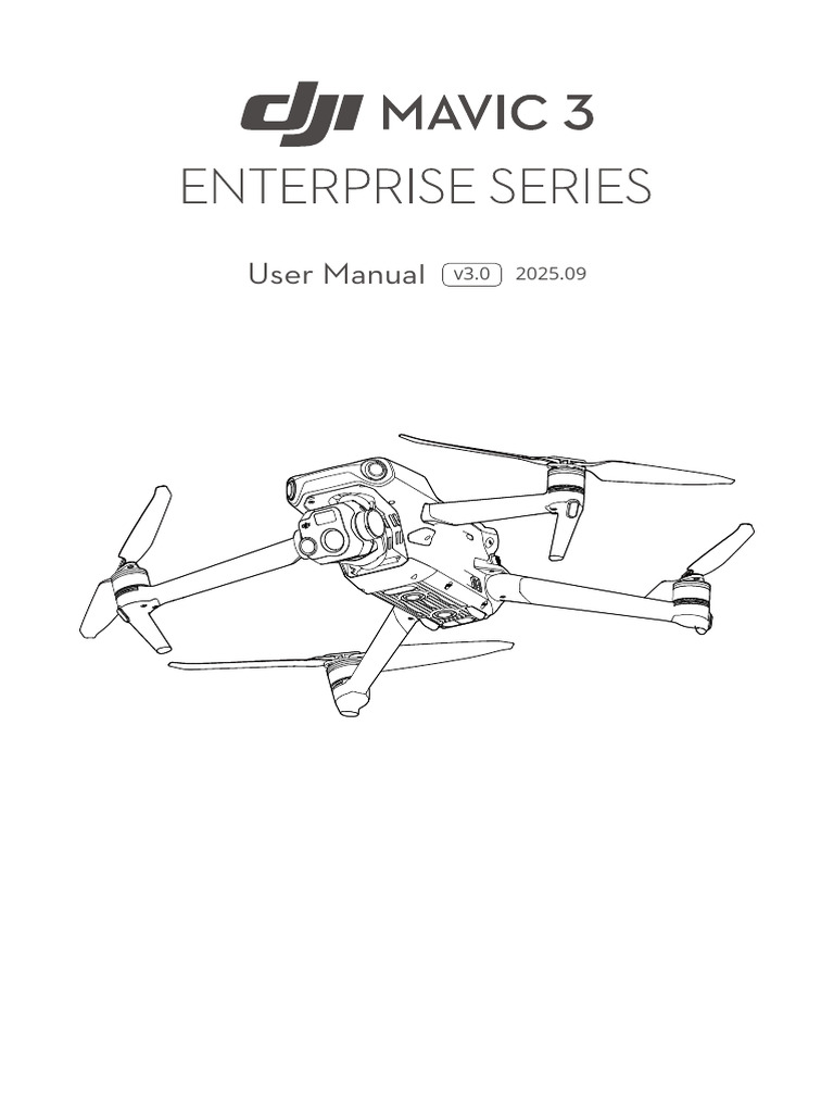 DJI Mavic 3 Enterprise User Manual | PDF | Aircraft | Remote Control