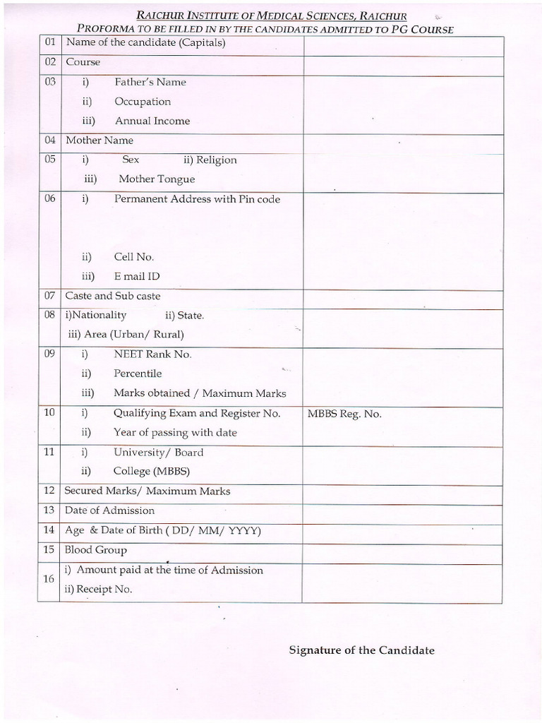 10-PG Admission For 2022-23 | PDF