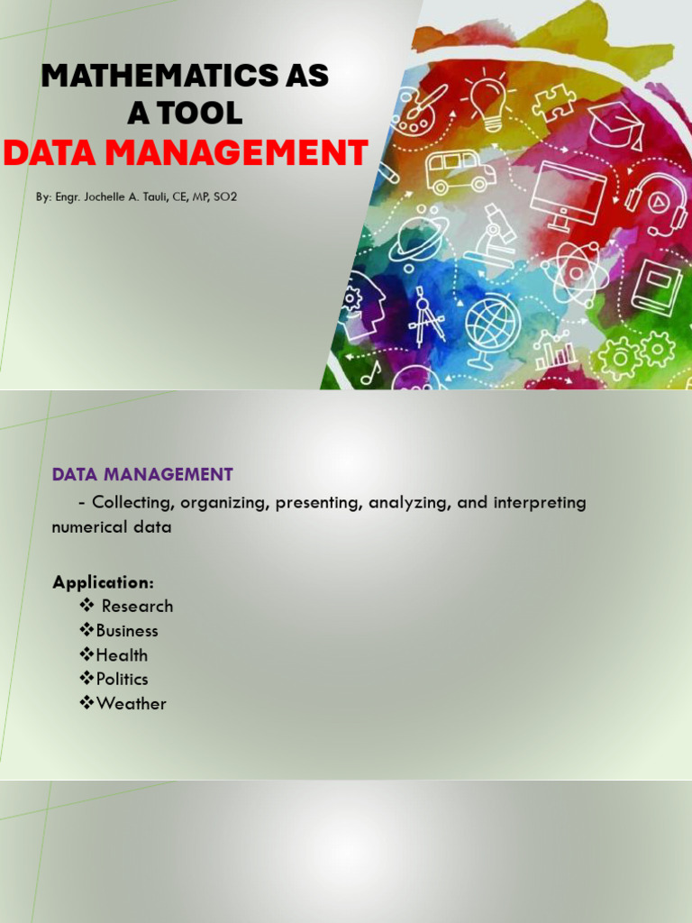 Math 101 Data Management | PDF
