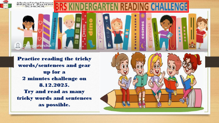 2 Minutes Reading Challenge -EV2 -2025-2026 | PDF