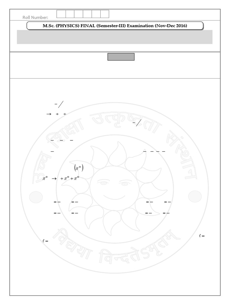2016 Nuclear and Particle | PDF | Nuclear Physics | Nuclear Force