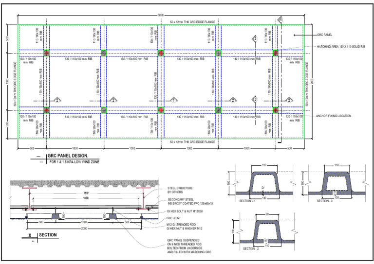 Low Wind Zone - GRC Panel Design1 | PDF | Mechanical Engineering ...