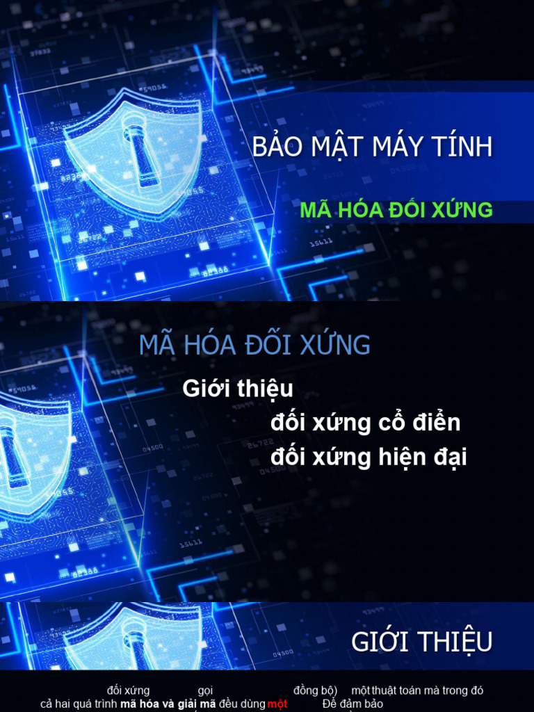 Bao Mat May Tinh - Chuong3.MAHOADOIXUNG | PDF