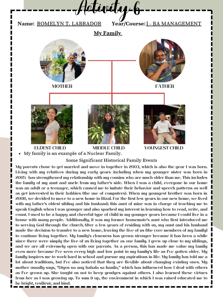 Pastel Modern Abstract Design Element Page Border | PDF | Family | Sibling