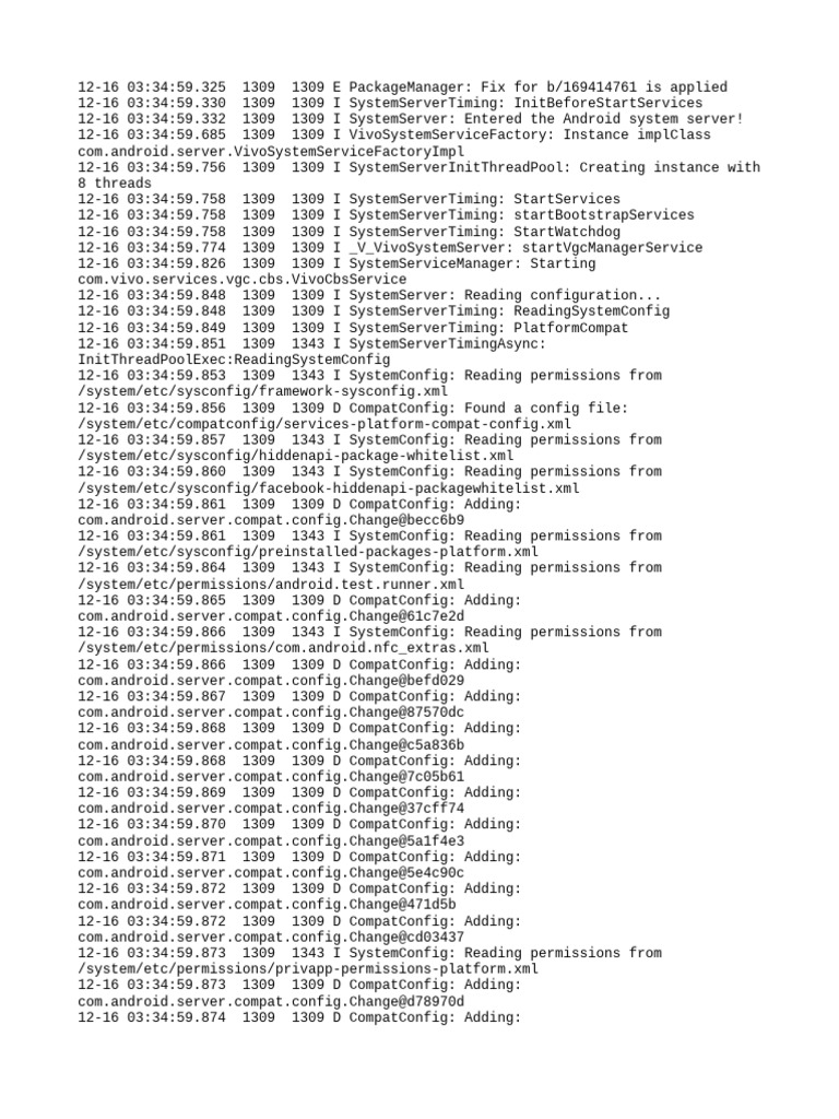 Log | PDF | Software | System Software
