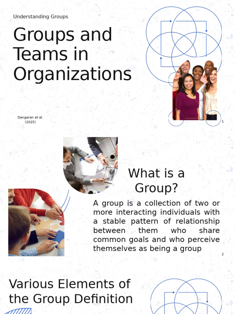 Understanding Groups and Teams in Organizations | PDF | Leadership ...