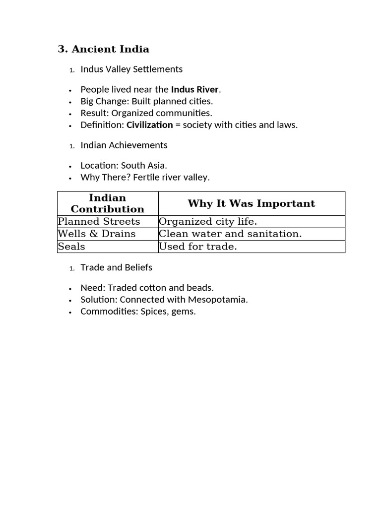 Ancient India's Indus Valley Civilization | PDF