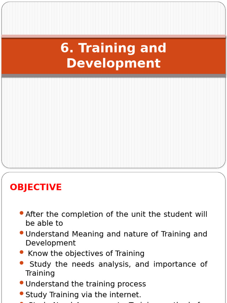 6-Training Development | PDF | Internet | Local Area Network