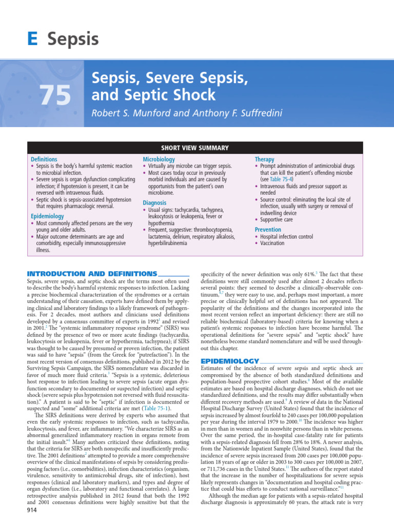 Understanding Sepsis and Its Stages | PDF | Toll Like Receptor | Immune ...