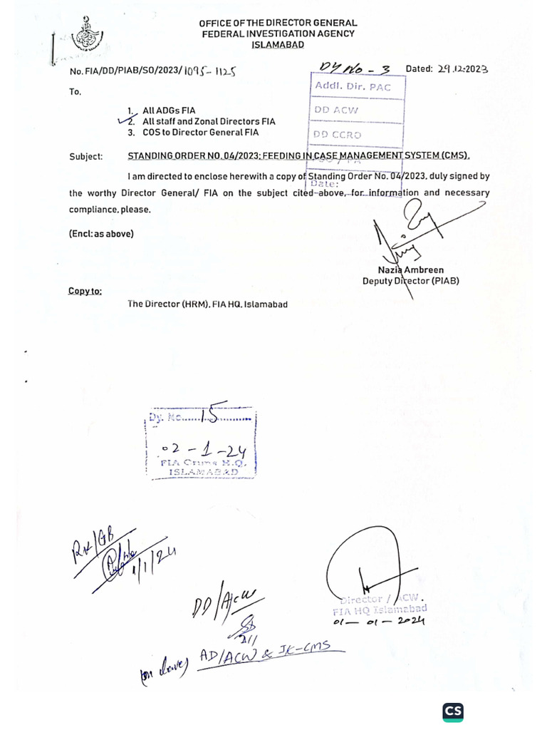Sop 04 CMS | PDF
