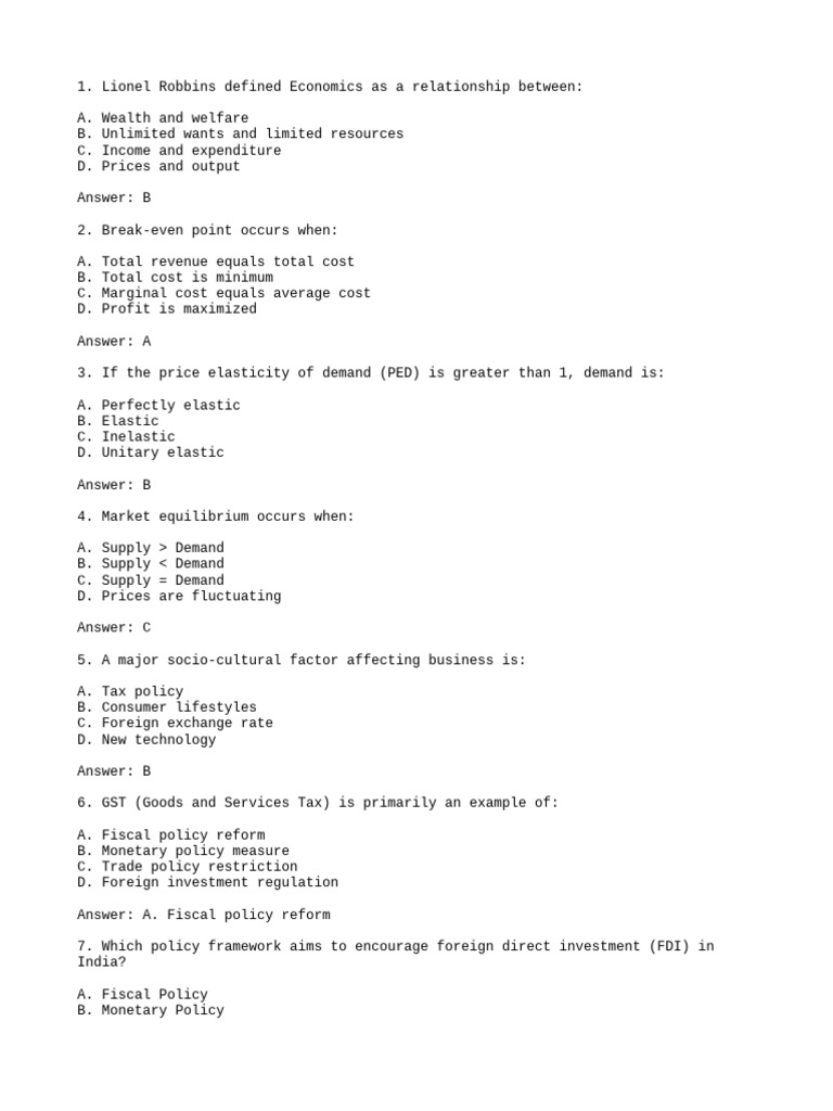 Lionel Robbins Defined Economics | PDF | Demand | Price Elasticity Of ...
