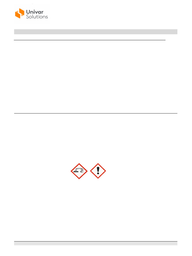 Sds Ferric Chloride Solution | PDF | Occupational Safety And Health ...