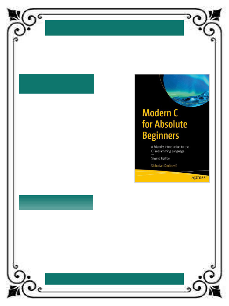 Modern C for Absolute Beginners: A Friendly Introduction to the C ...