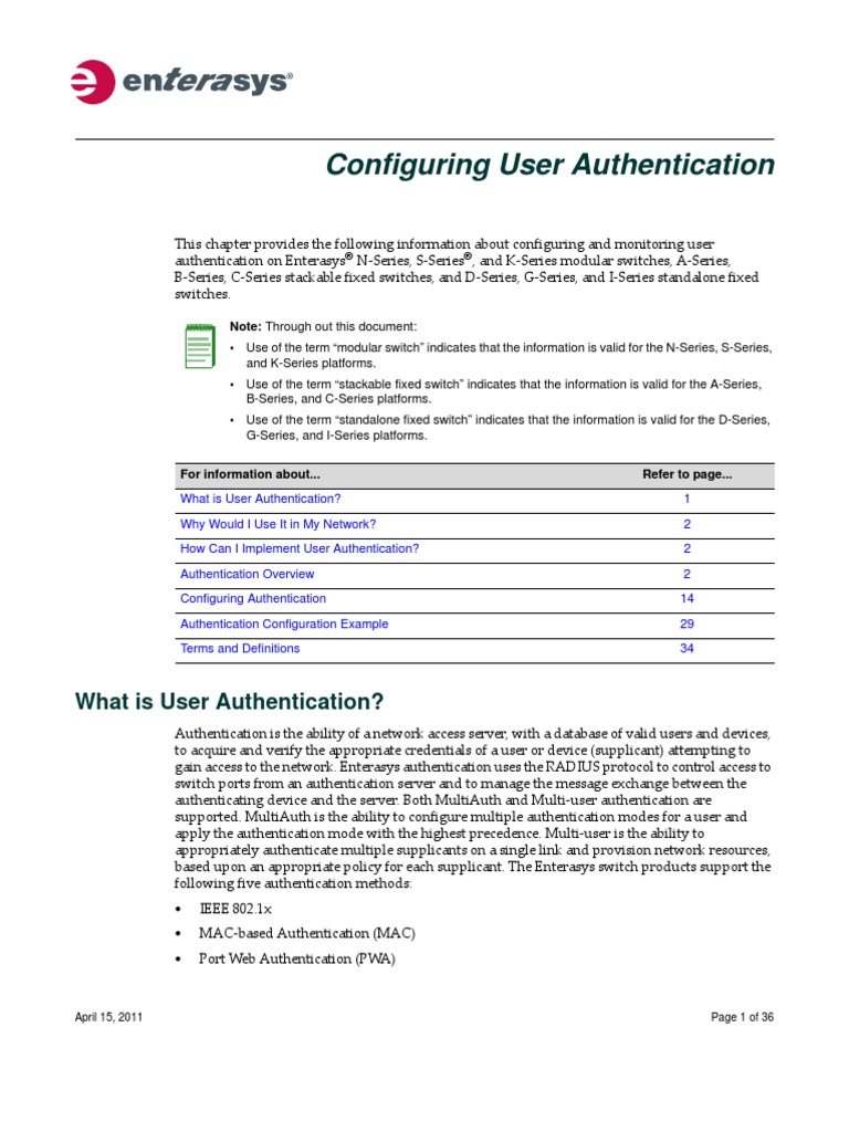 Feature Guide | Download Free PDF | Radius | Port (Computer Networking)