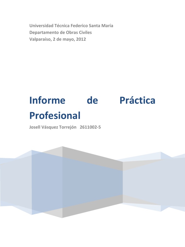 Informe Práctica LEMCO | PDF | Hormigón | Laboratorios