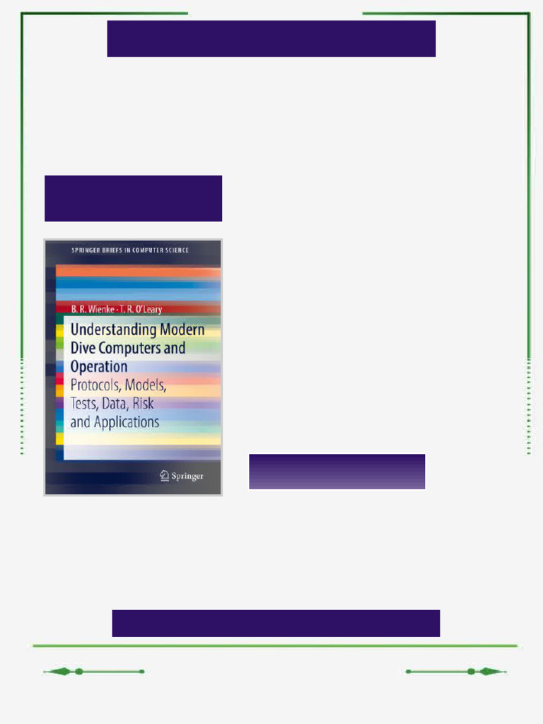 Understanding Modern Dive Computers and Operation Protocols Models ...