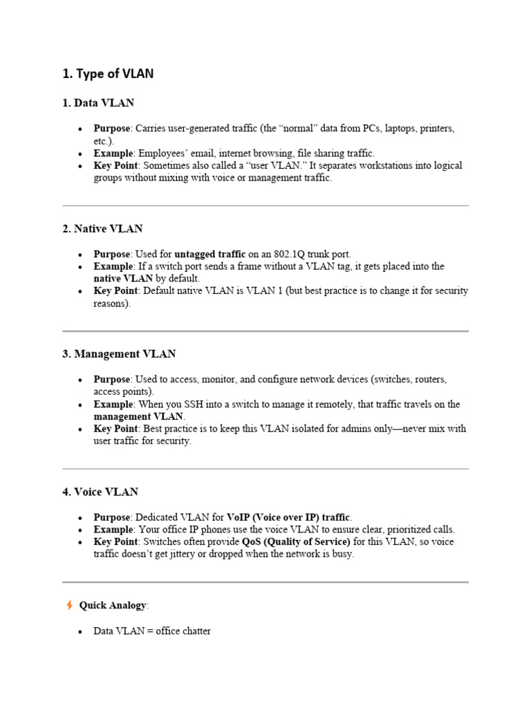 Types of VLANs and IEEE 802 Standards | PDF | Ieee 802.11 | Ethernet