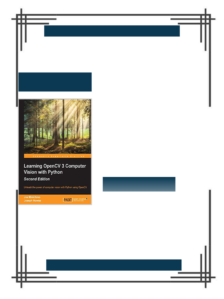 Learning Opencv 3 Computer Vision with Python 2nd Edition Joe Minichino ...