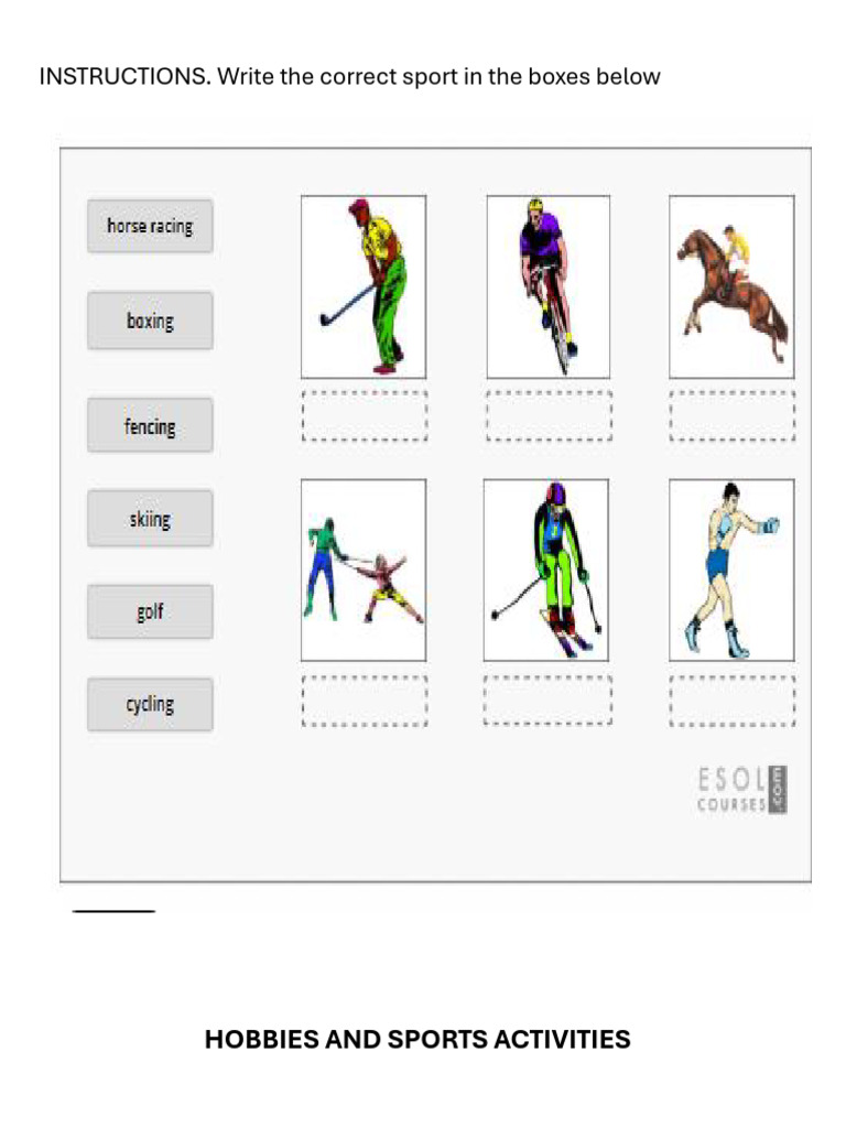 Hobbies and Sports Activities | PDF