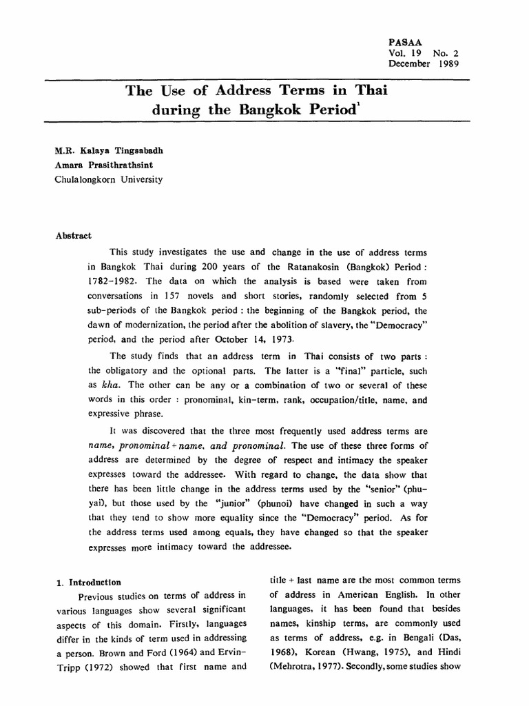 Thái address | PDF