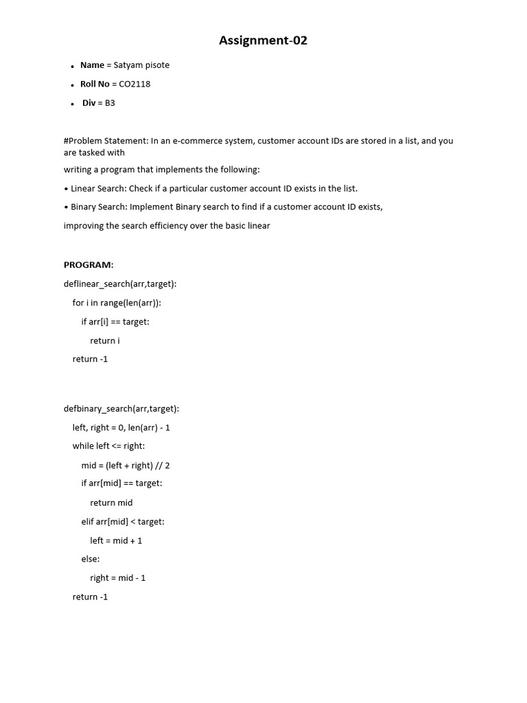 DSL CO2118 Assignment-2 | PDF