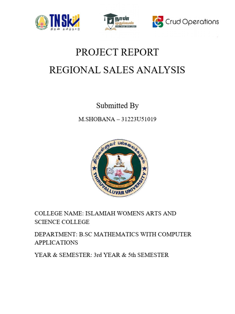 Shobana Project Report[1] | PDF | Data Analysis | Data