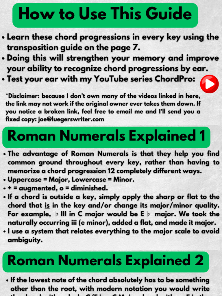 50 Useful Chord Progressions | PDF | Pitch (Music) | Musical Compositions