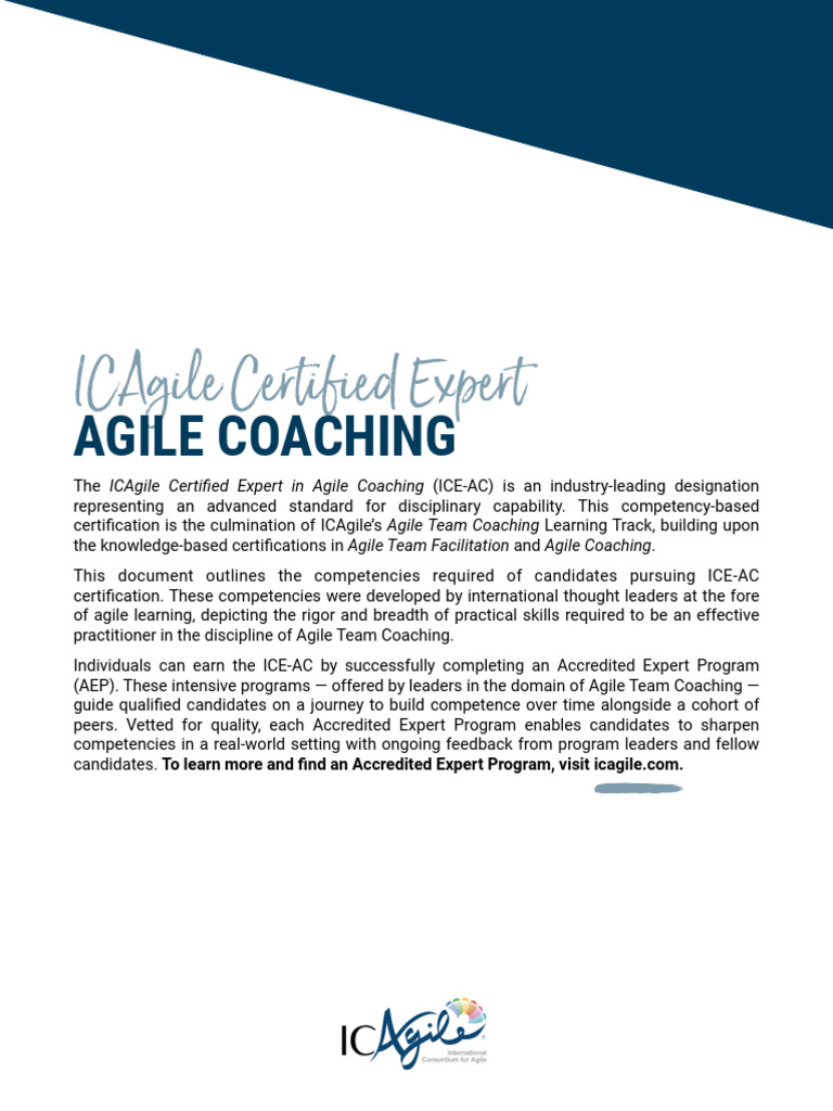 ICE-AC Certification Competencies Guide | PDF | Mentorship | Human ...