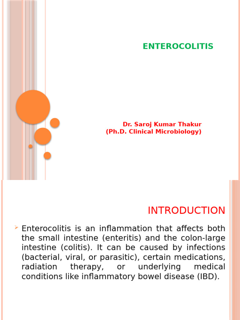Enter o Colitis | PDF | Ulcerative Colitis | Crohn's Disease