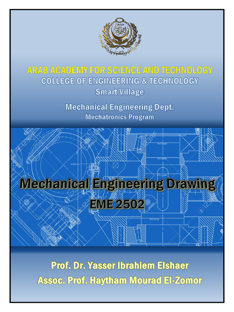 Mechanical Eng Drawing Week - 9 2024 | PDF | Engineering | Design