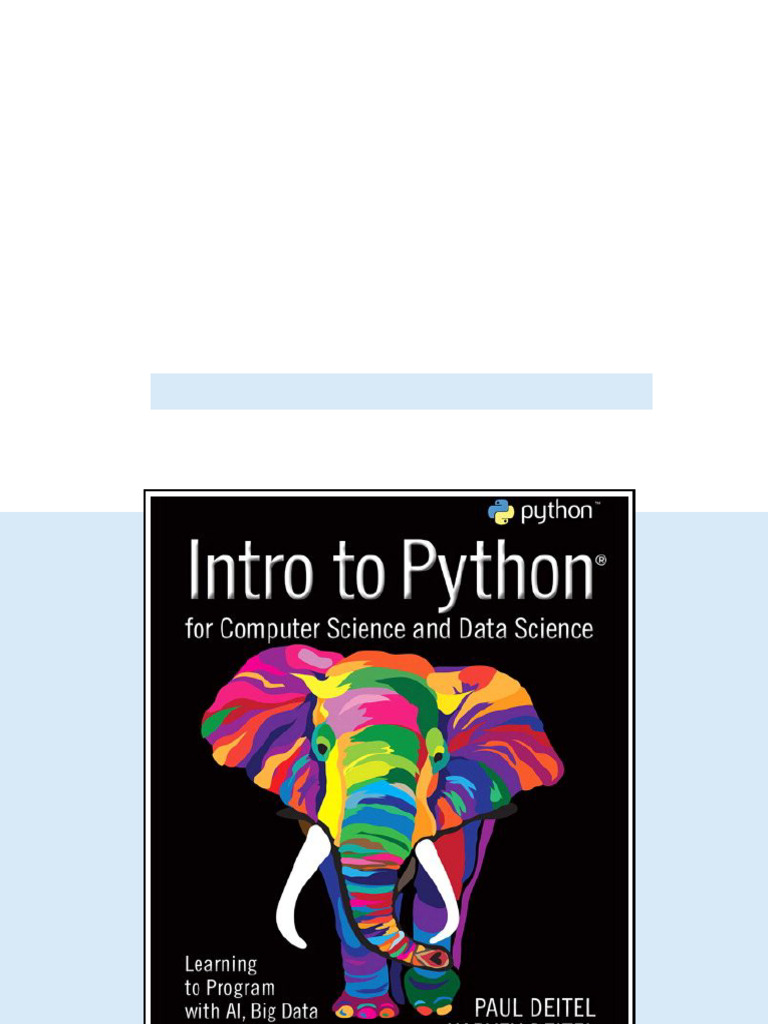 Solution Manual for Intro to Python for Computer Science and Data ...
