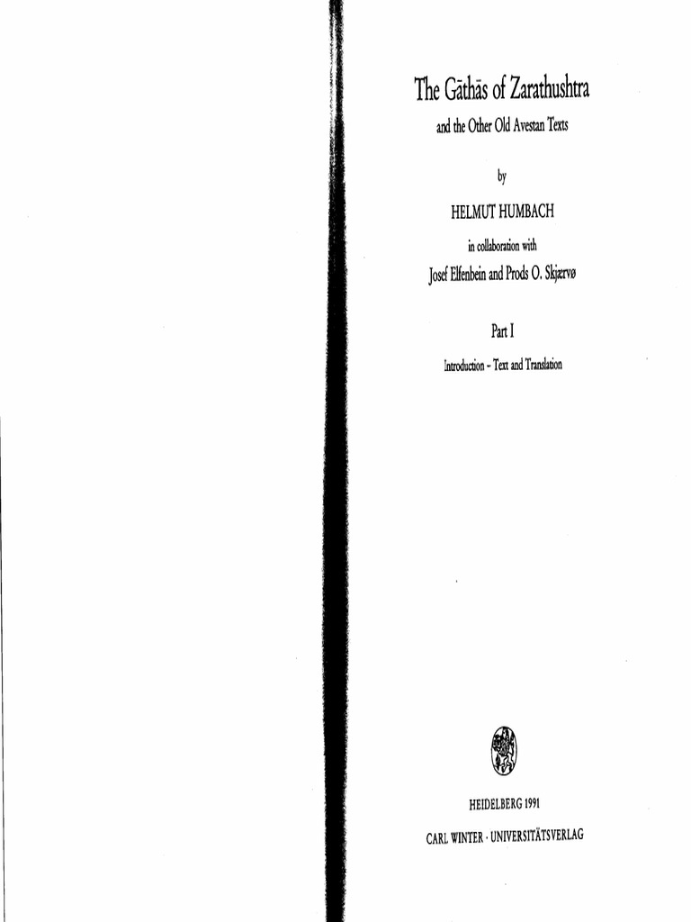 humbach_helmut_the_gathas_of_zarathushtra_and_the_other_old | PDF