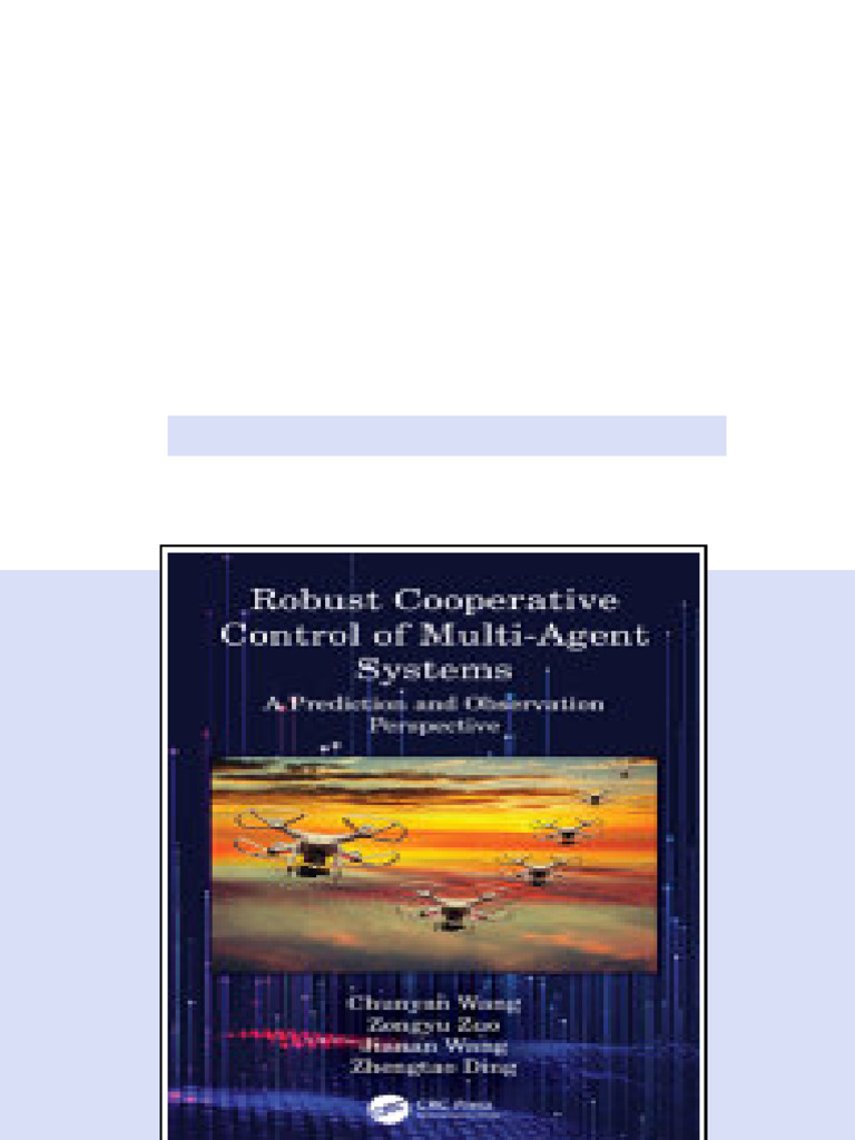 (Ebook) Robust Cooperative Control of Multi-Agent Systems: A Prediction ...