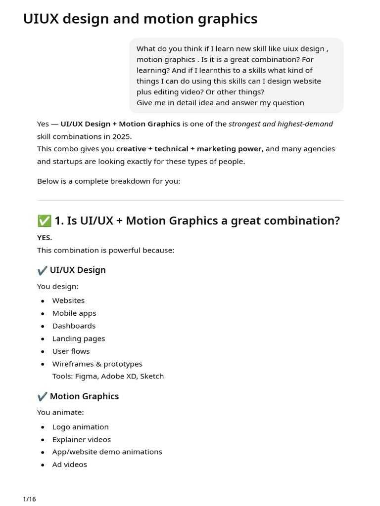 Uiux Design And Motion Graphics Pdf Design Computing