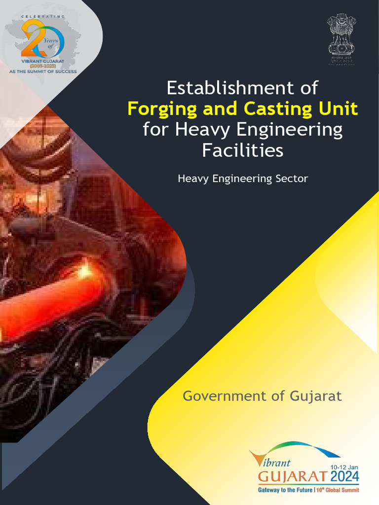 Establishment of Forging and Casting Unit For Heavy Engineering ...
