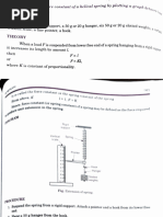 Spring Balance Experiment Setup Guide | PDF