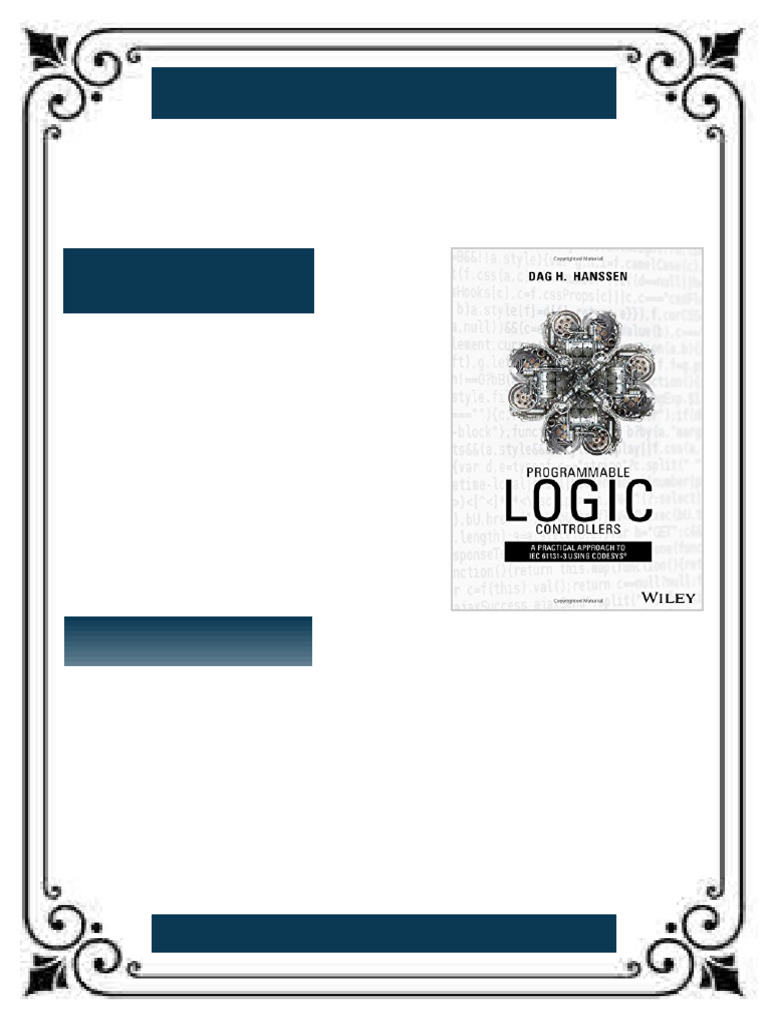 Programmable Logic Controllers A Practical Approach to IEC 61131 3 using CoDeSys 1st Edition Dag ...