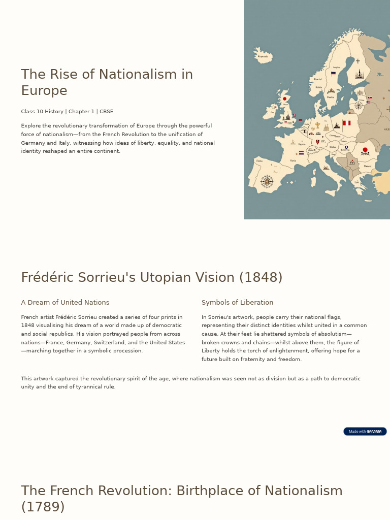 Nationalism's Impact on Europe History | PDF | Nationalism | Liberalism