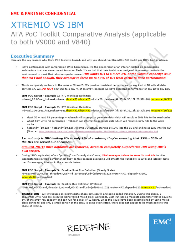 XtremIO vs. IBM All Flash | PDF | Computer Engineering | Applied ...