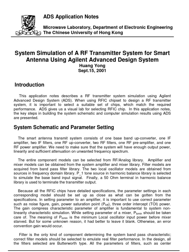 Smart Antenna | PDF | Filter (Signal Processing) | Amplifier