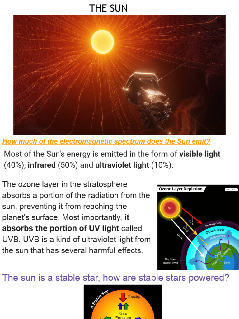 Stars and The Universe | PDF | Stars | Sun