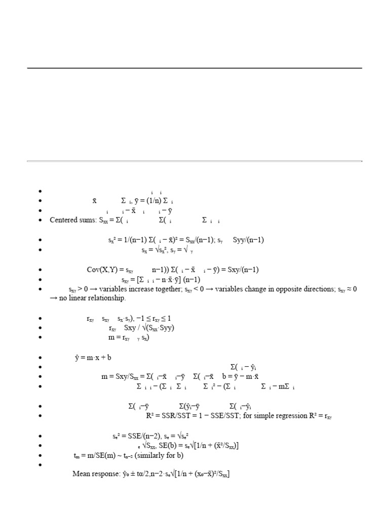 Lab-6_ Bivariate Statistical Analysis | PDF | Variance | Regression ...