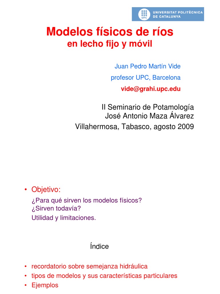 Juan Pedro Martin Vide 2 | PDF | Río | Fricción