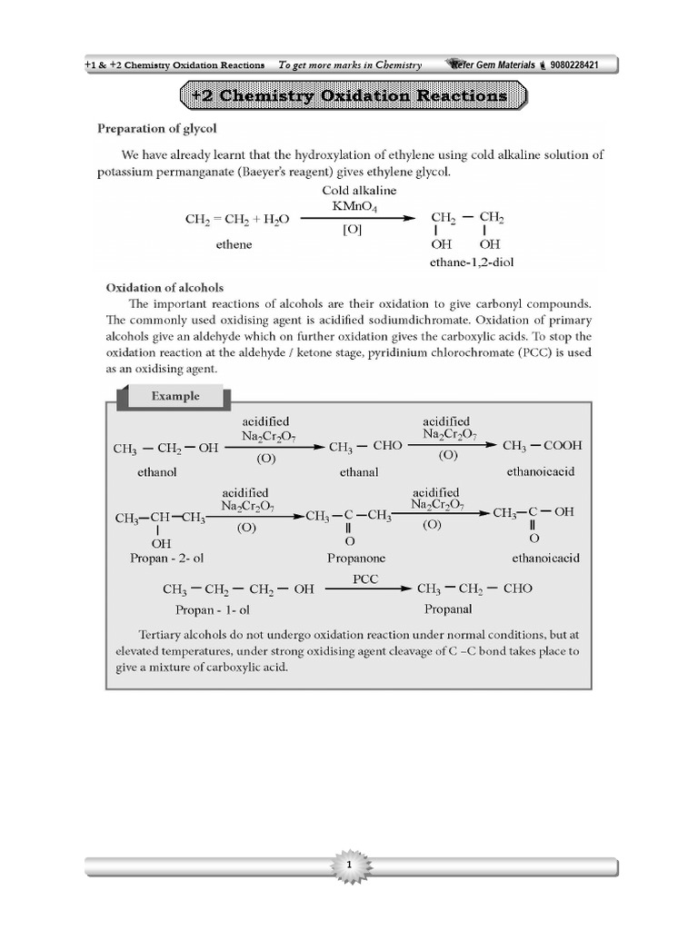 +2 em Oxidation F | PDF