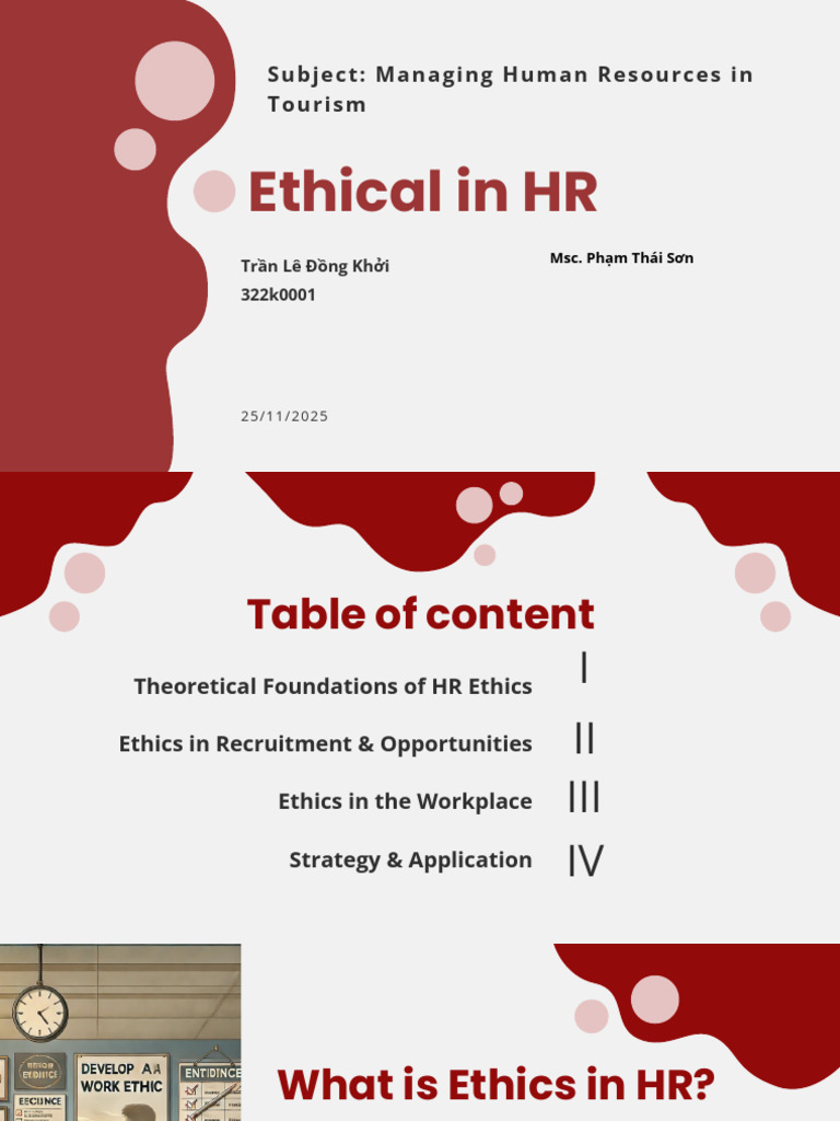 White and Red Modern HR Performance Management Report Presentation ...
