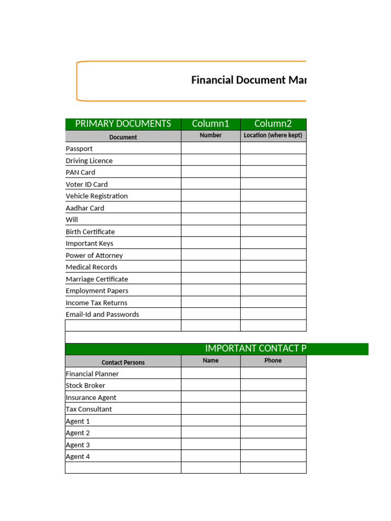 Comprehensive Financial Summary Document | PDF | Loans | Insurance