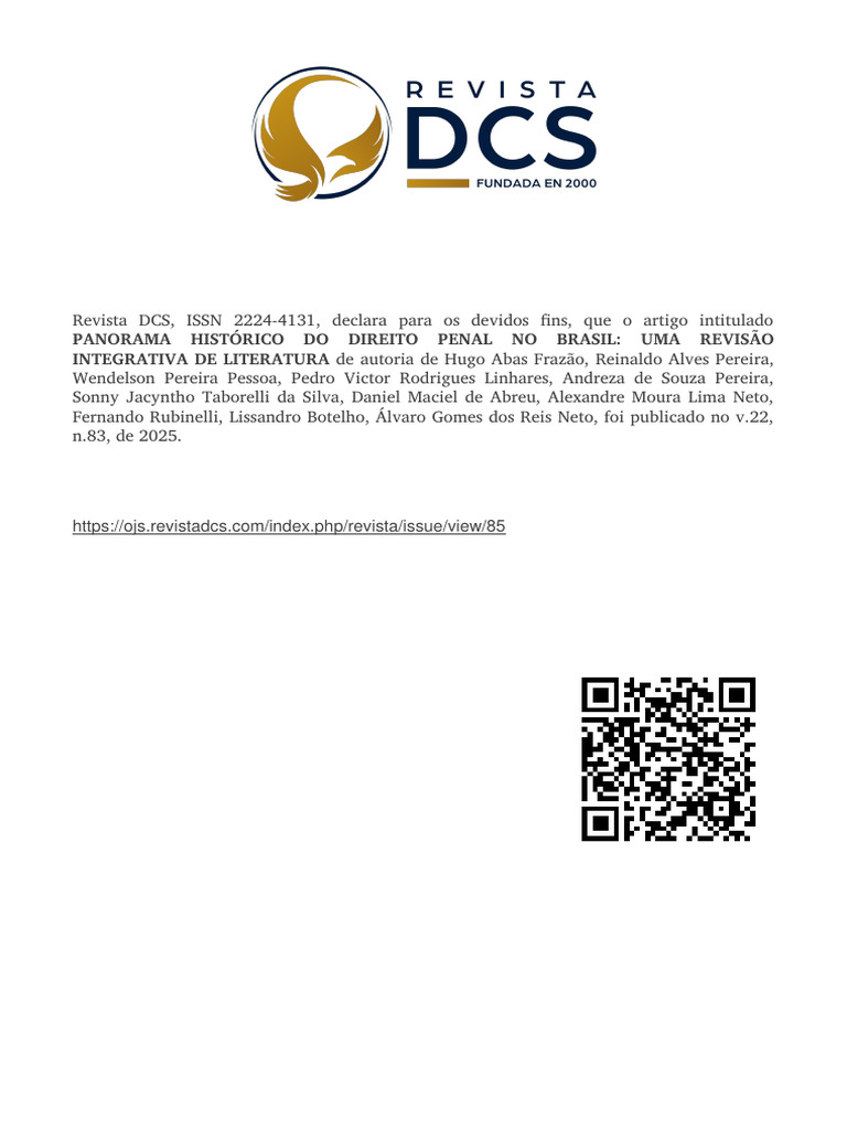 Panorama do Direito Penal no Brasil | PDF