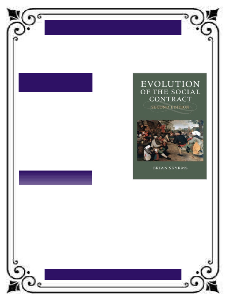 Evolution of the Social Contract 2nd Edition Brian Skyrms eBook with ...
