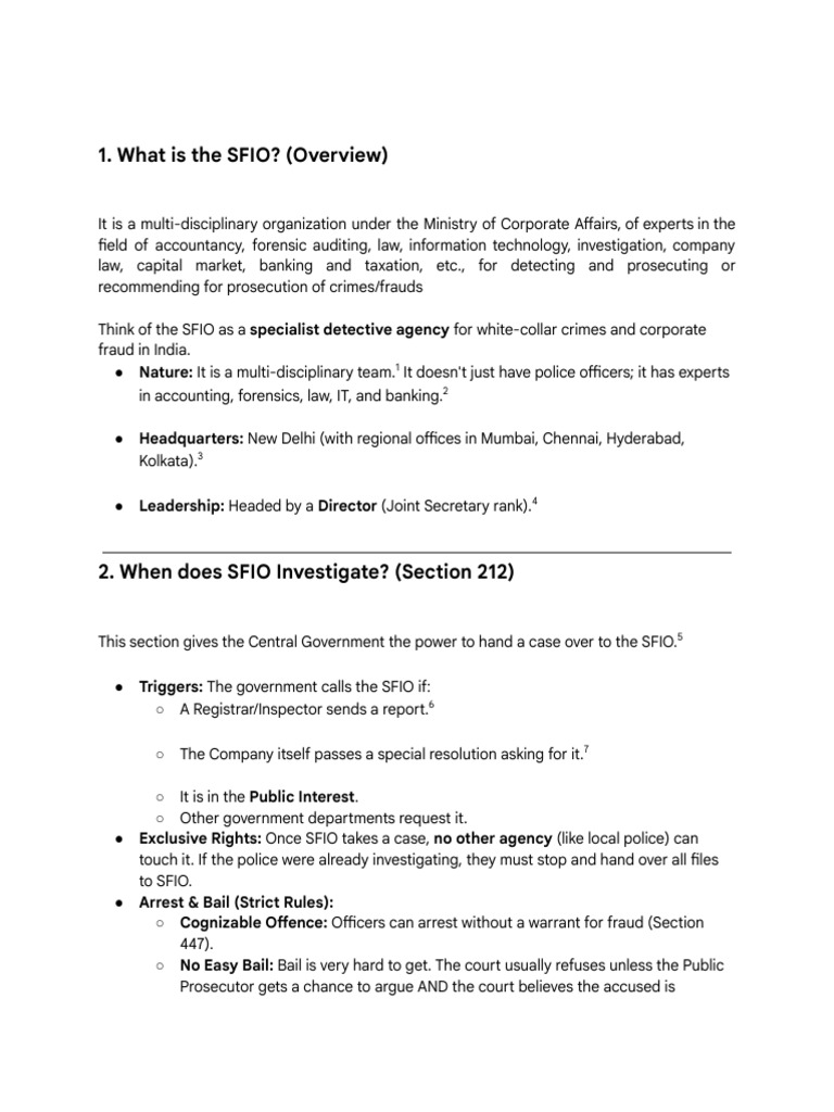 Serious Fraud Investigation Set u... | PDF | Prosecutor | Fraud