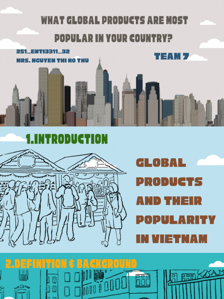 What Global Products Are Most Popular in Your Country Why | PDF